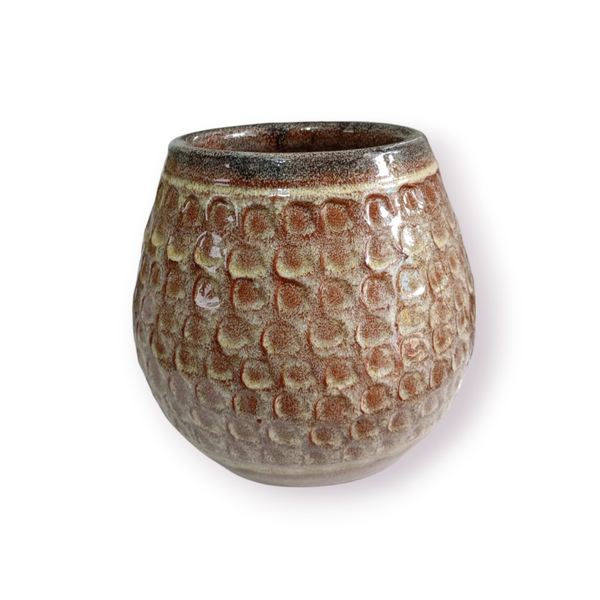 Cachepot de Argila Esmaltado - Mercado das Plantas Santa Tereza